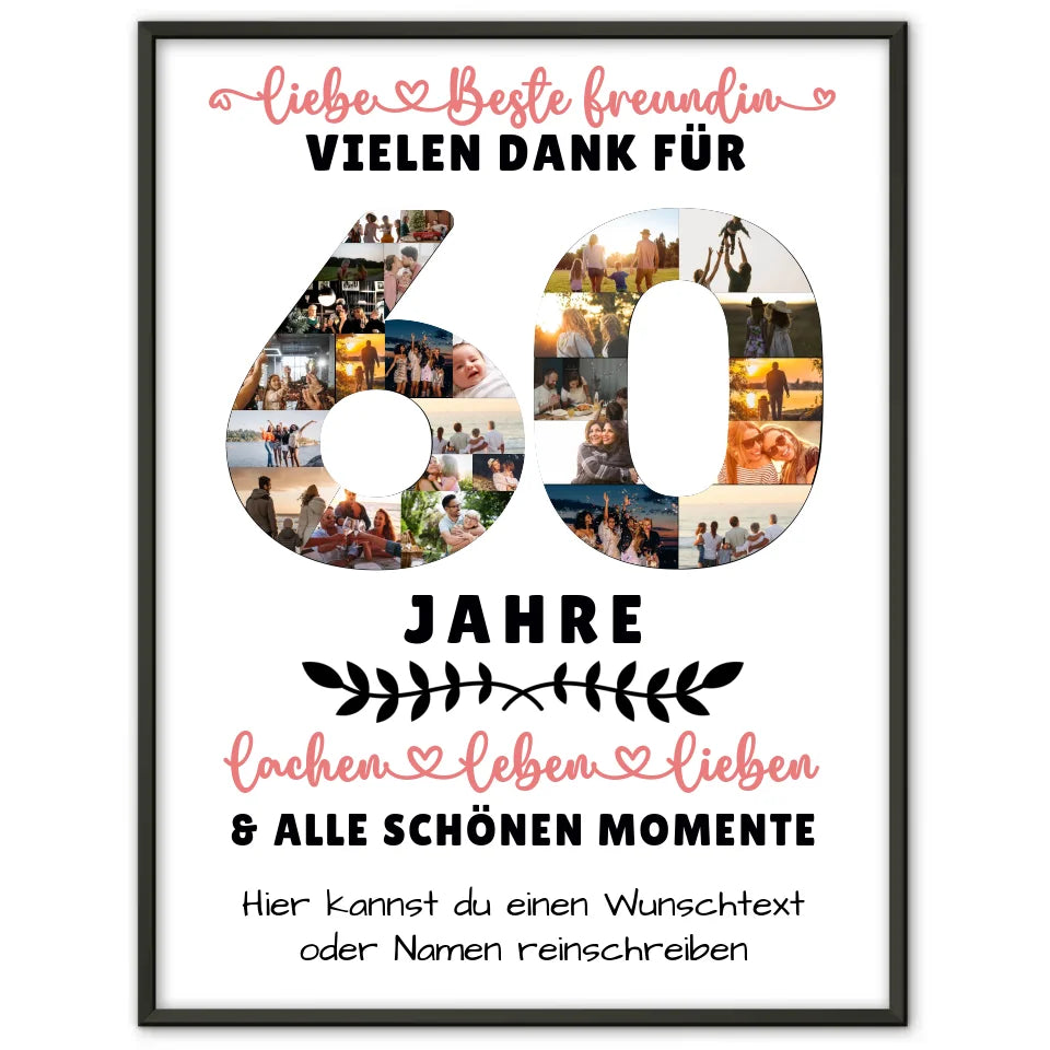 Elegantes Spruch Zum 60 Geburtstag Freundin Ebenbild