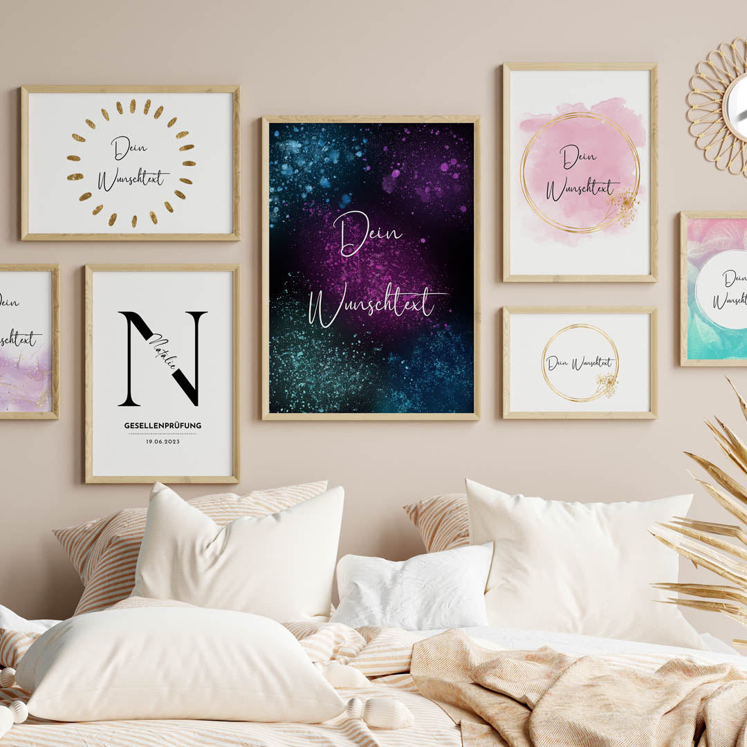 Personalisierte Wanddeko – Liebgedacht