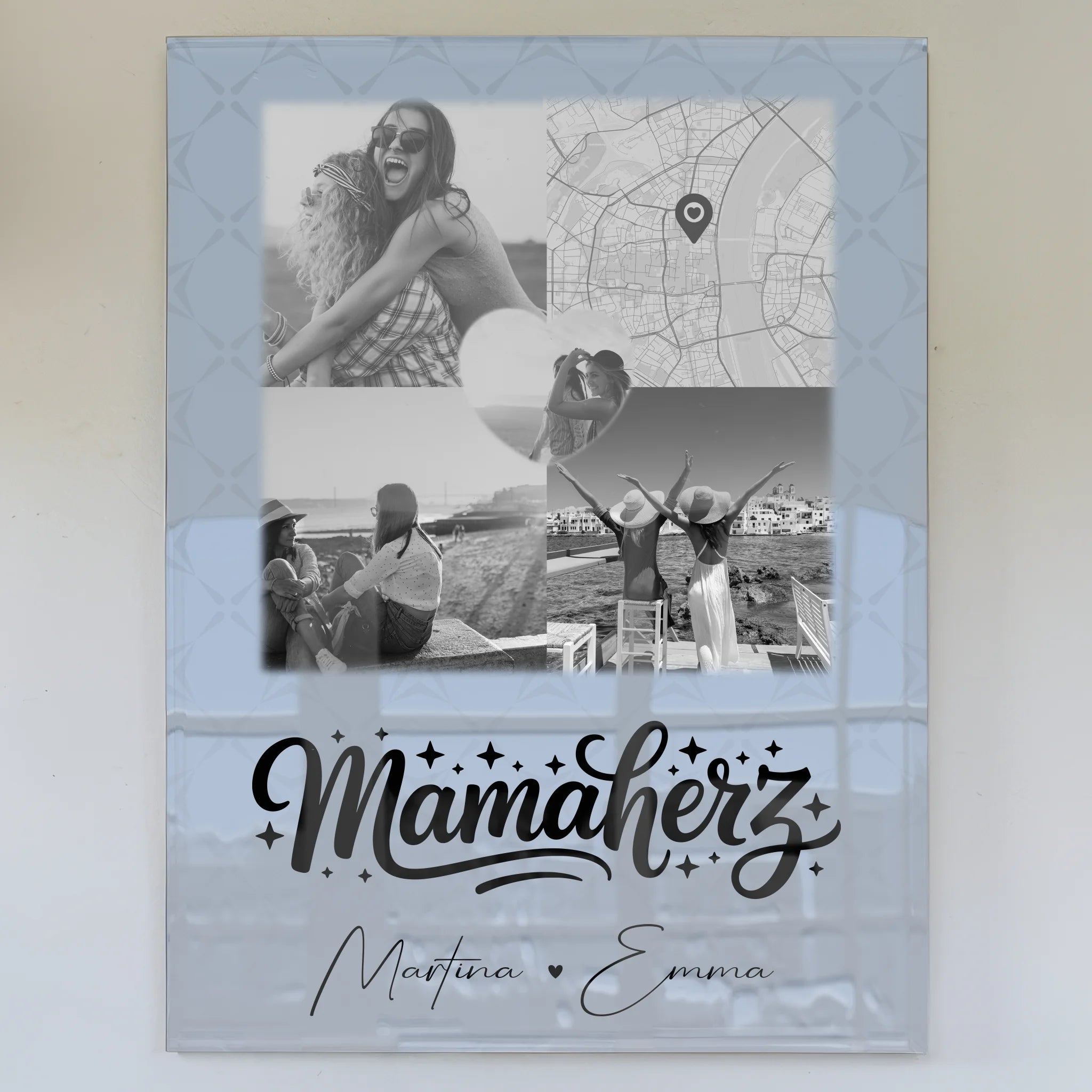 💖 Personalisierte Mama Plakat mit 4 Fotos & Wunschtext – Perfektes ...